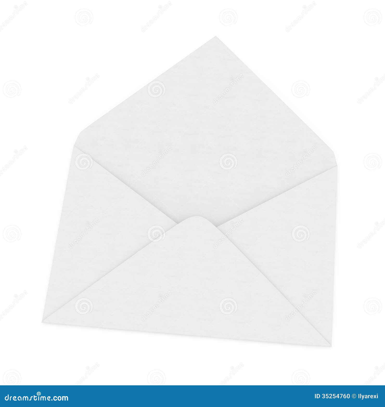 The Envelope. Open Blank Envelope Of Aged Yellowish Paper - Vector Full ...