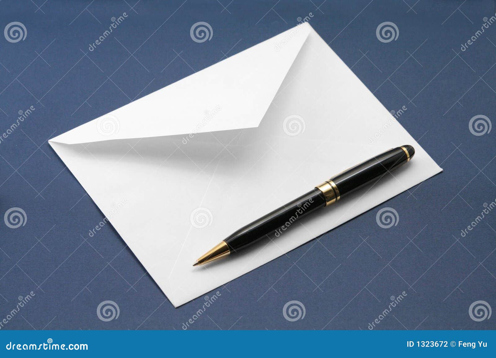 Envelope and pen stock photo. Image of communicate, envelop - 1323672