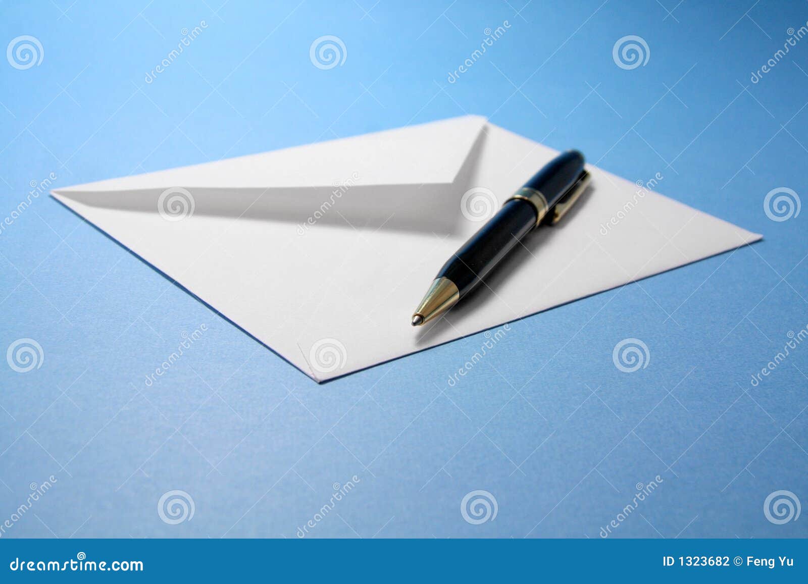 Envelope and pen stock photo. Image of letter, mail, delivery - 1323682