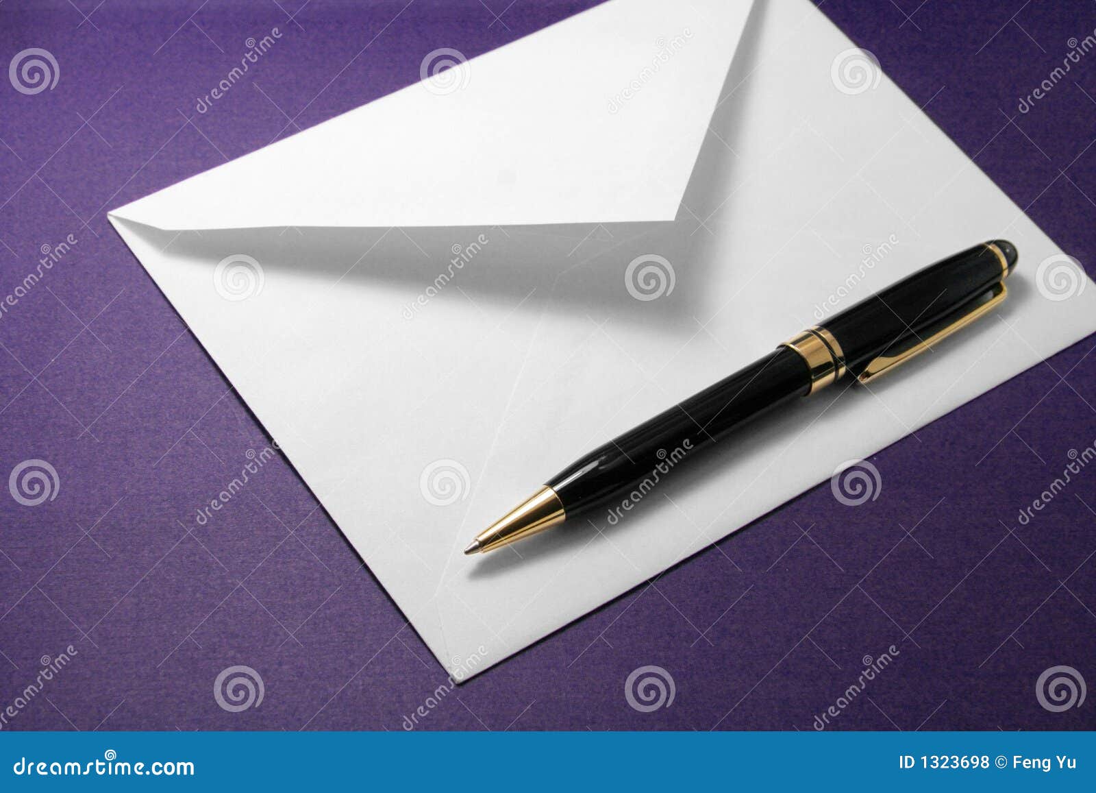 Envelope and pen stock photo. Image of contact, communication - 1323698