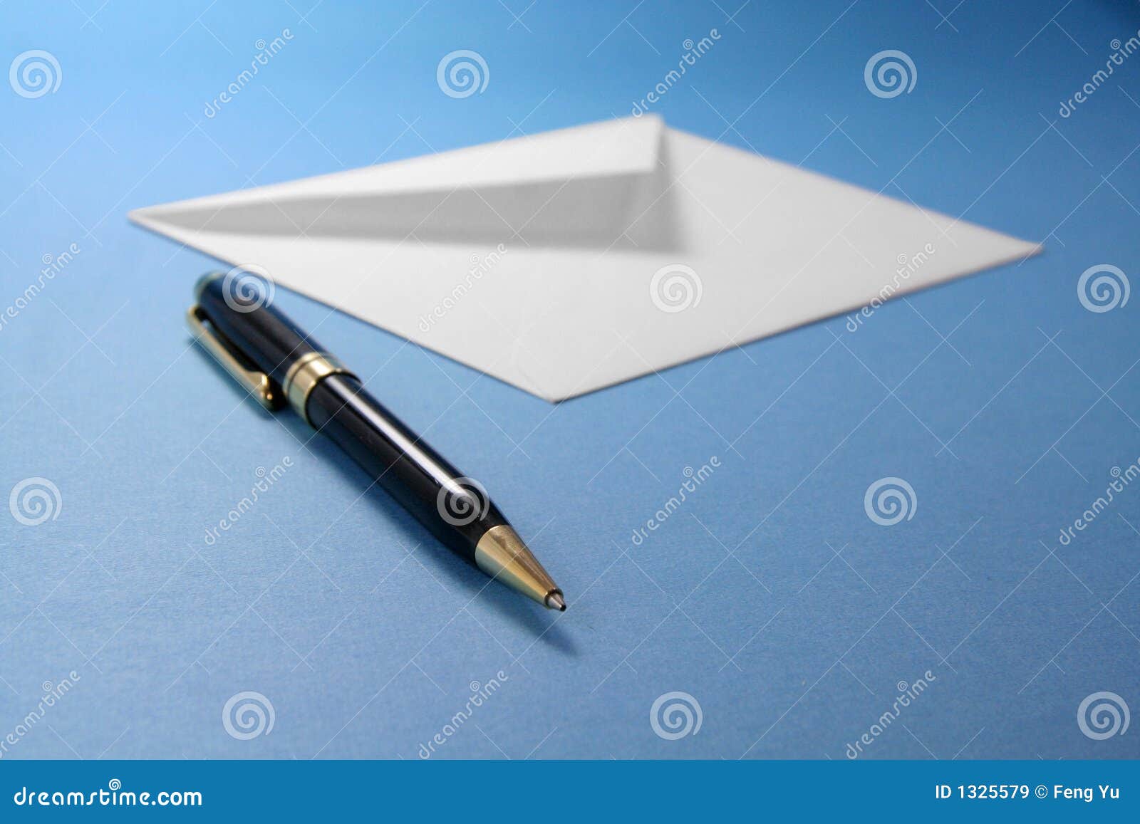 Envelope and pen stock image. Image of correspondence - 1325579