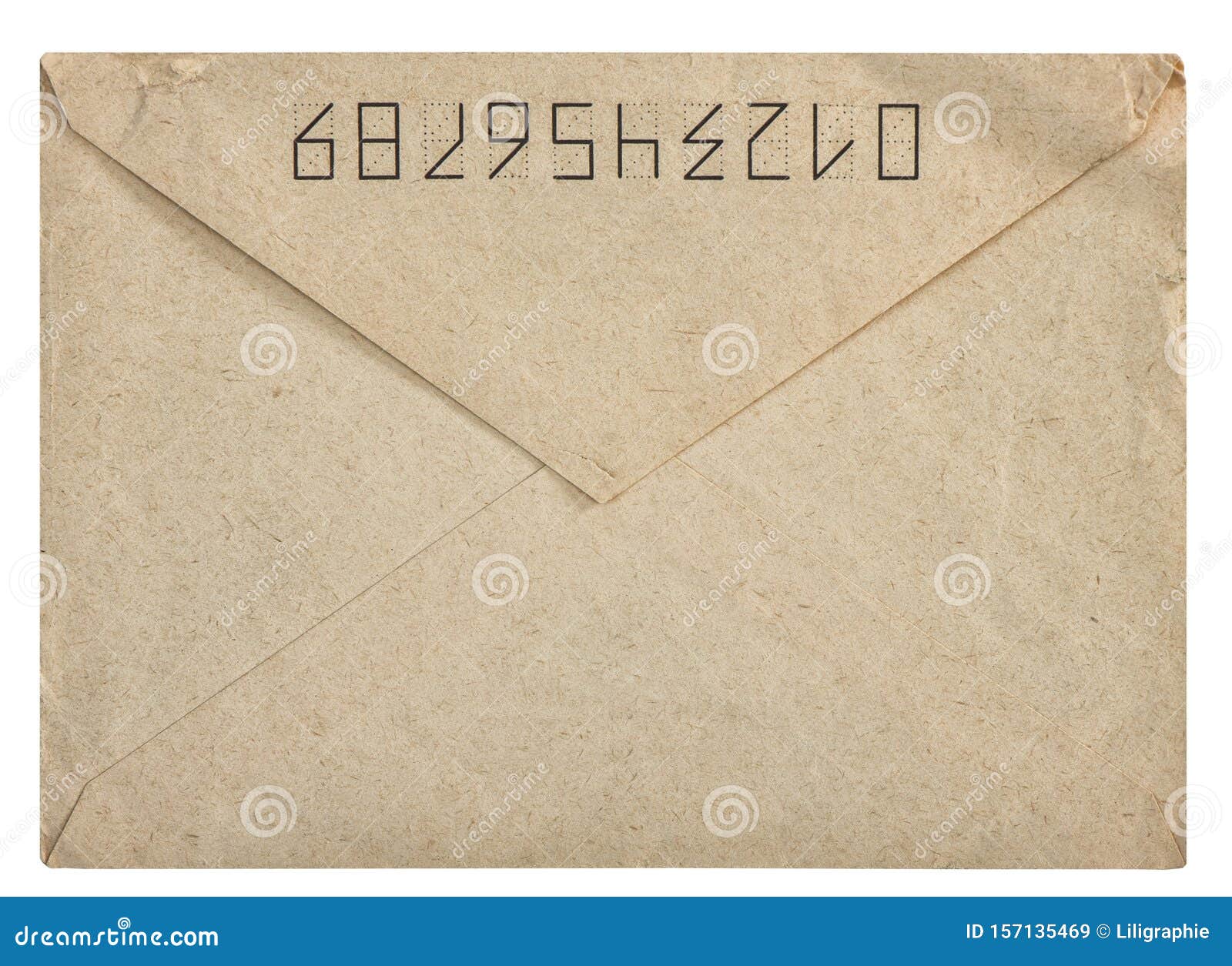 Envelope Post Mail Used Paper Sheet Stock Image - Image of send, worn ...