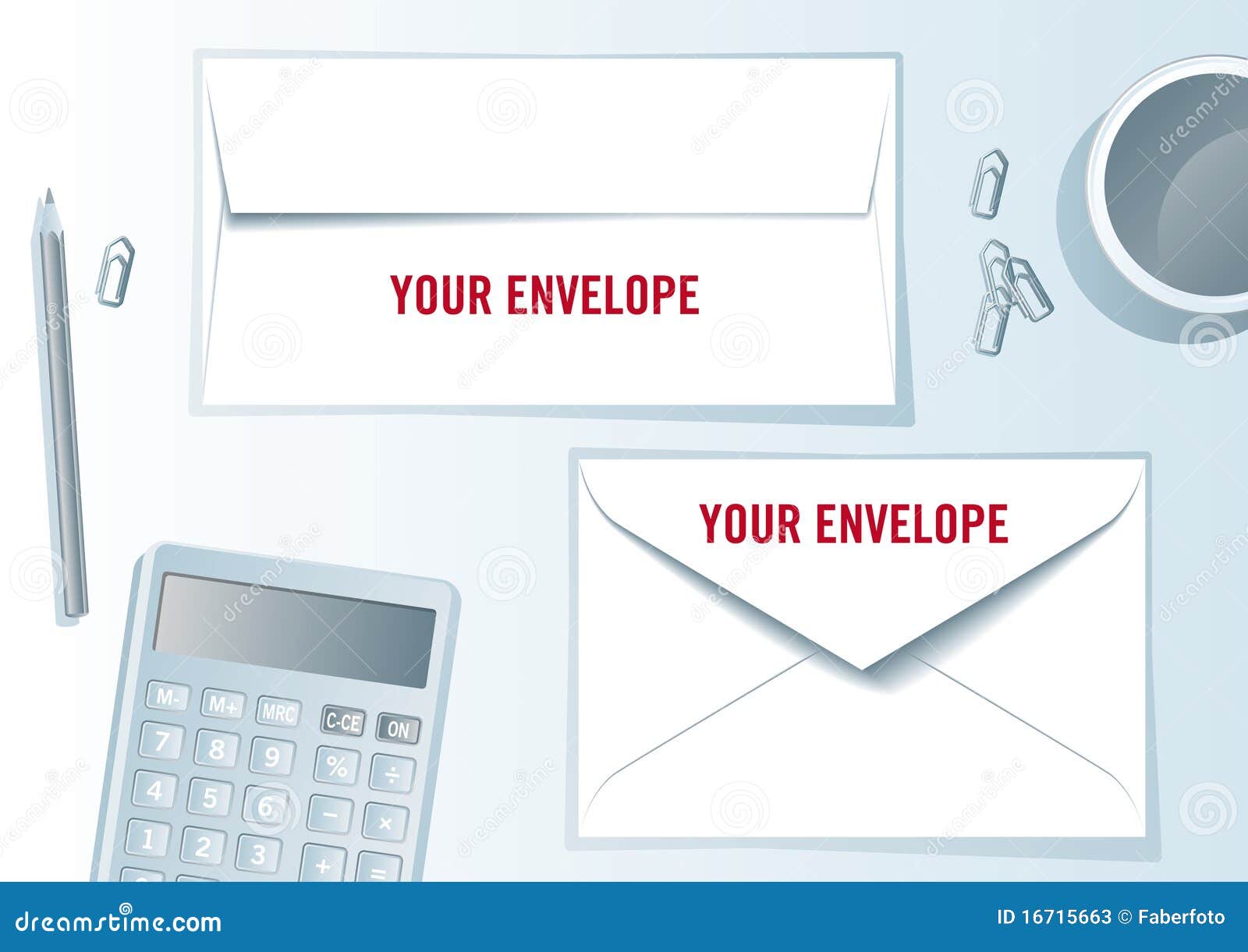 Envelope Presentation Format. Stock Vector - Illustration of business ...