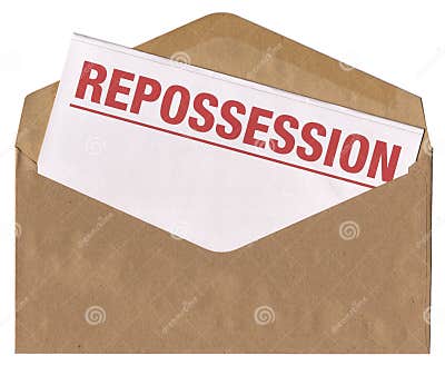 Envelope - Repossession Notice Letter Stock Photo - Image of correspond ...