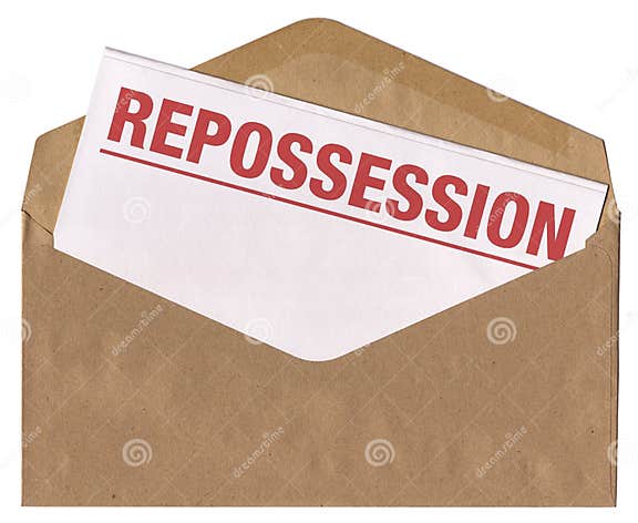 Envelope - Repossession Notice Letter Stock Photo - Image of correspond ...