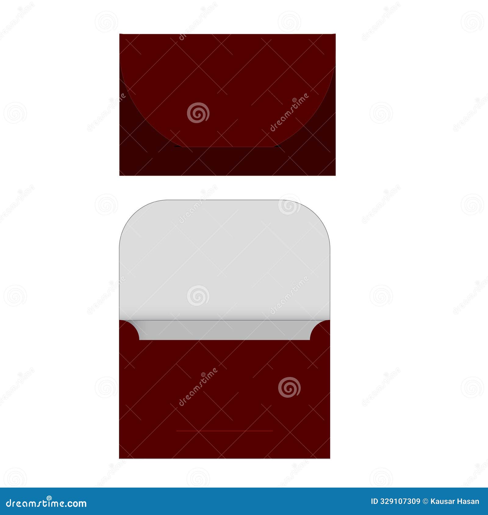 The Envelope DL Size Template. International Standard Size. Envelope ...