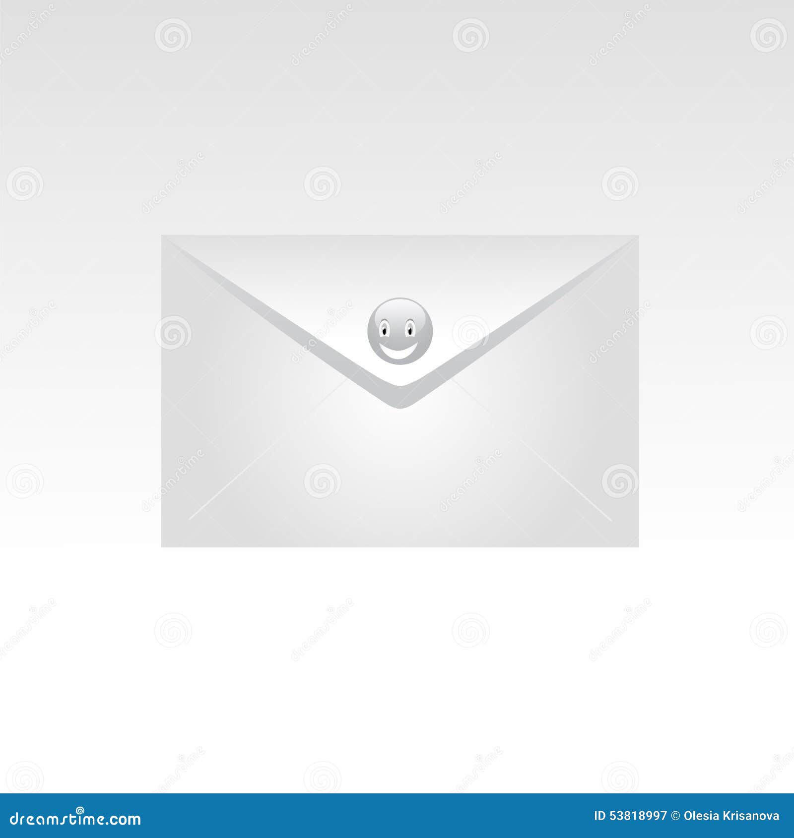 Envelope With Smiley Cartoon Vector | CartoonDealer.com #53818997