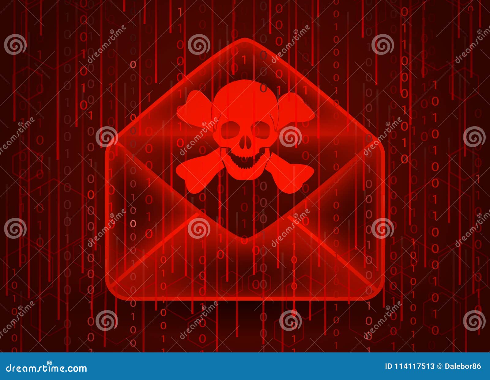 Computer virus concept stock vector. Illustration of alert - 114117513