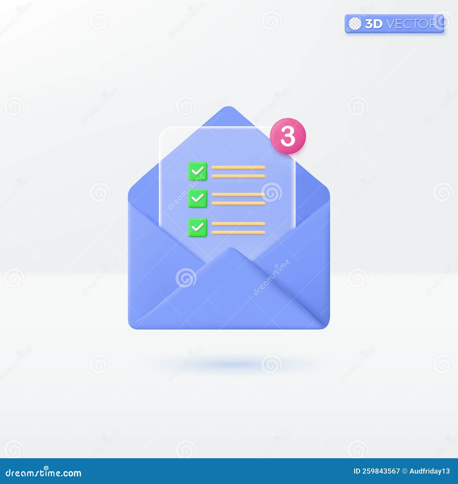 Envelope and Transparency Document Symbols. Announce, Nortify, Mail ...