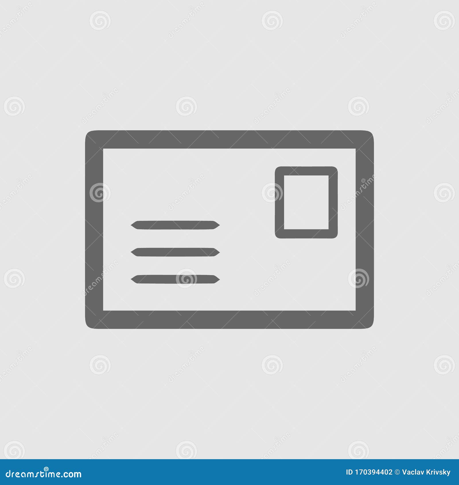 Envelope vector icon. stock vector. Illustration of newsletter - 170394402