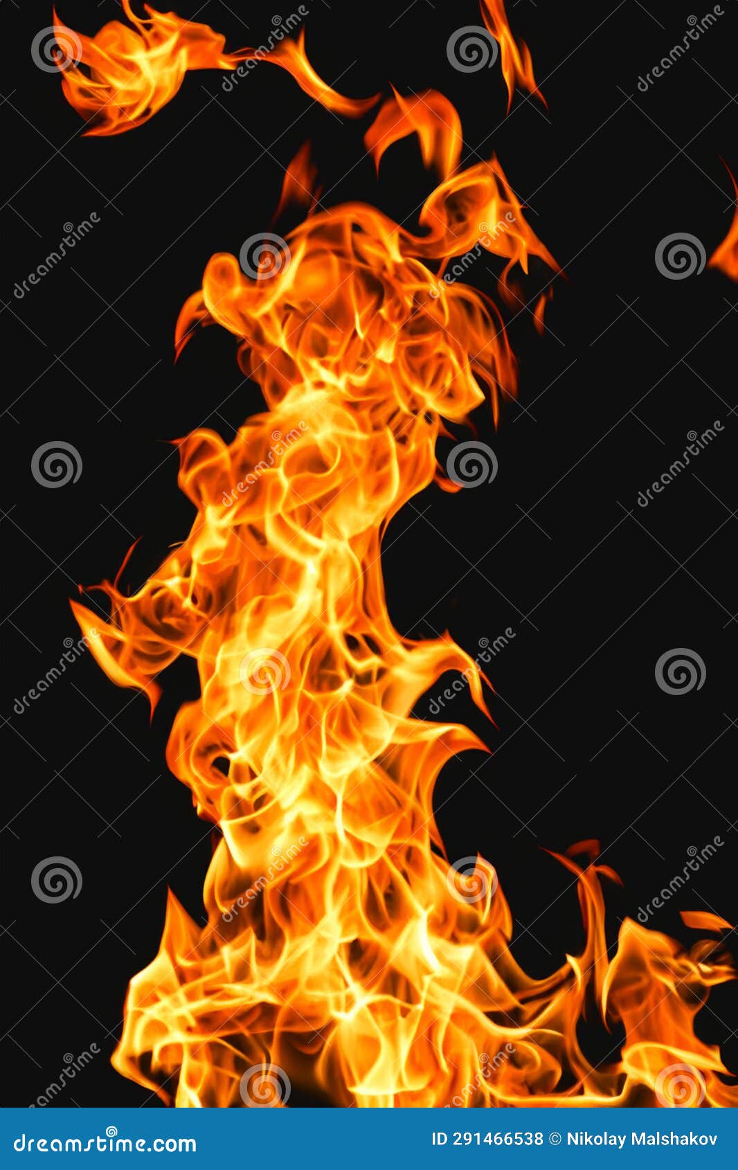 Enveloped in Flames: Fiery Black Background Stock Photo - Image of ...