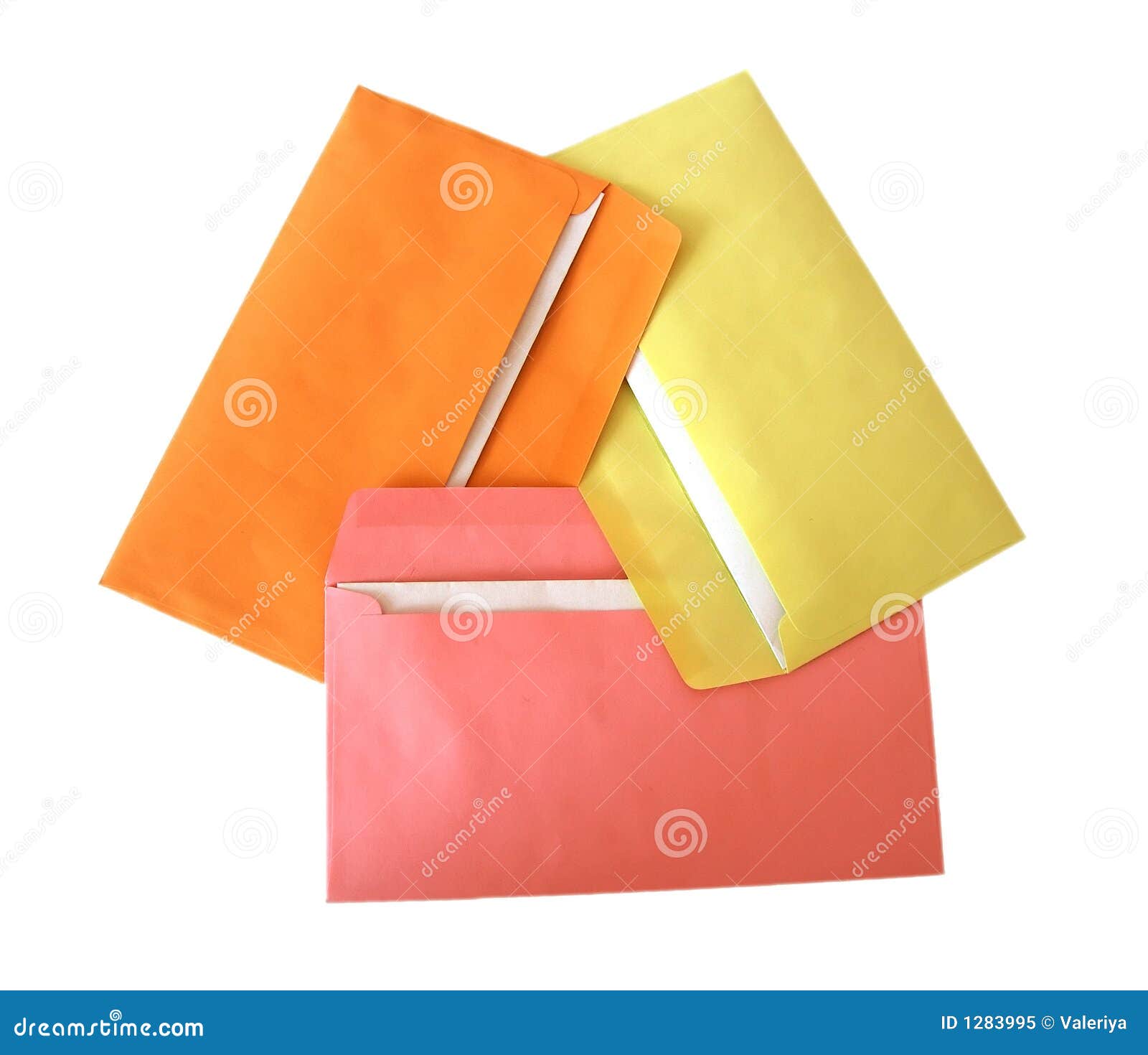 Envelopes stock image. Image of invoices, address, post - 1283995