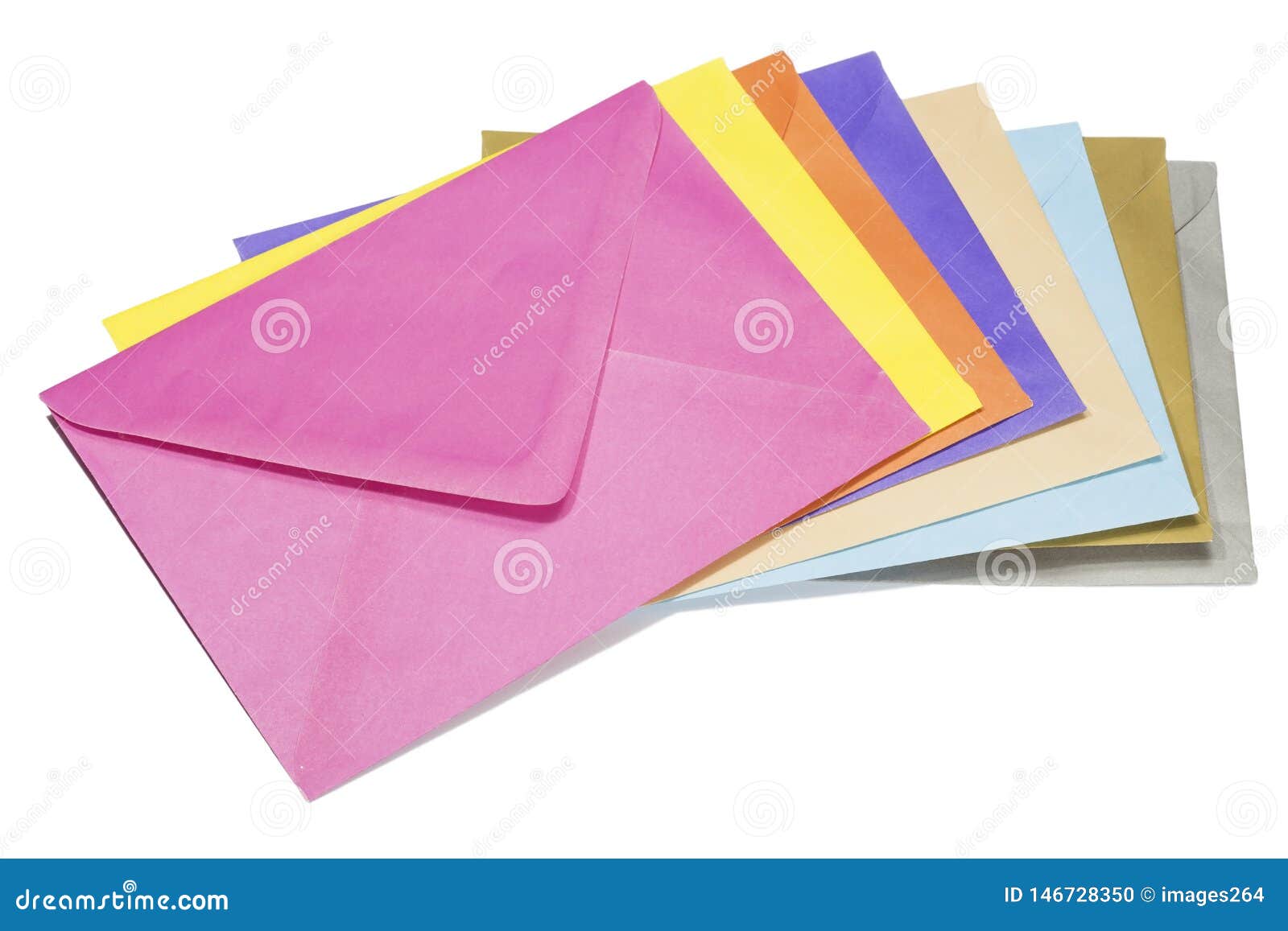 Envelopes coloridos foto de stock. Imagem de cumprimento - 146728350