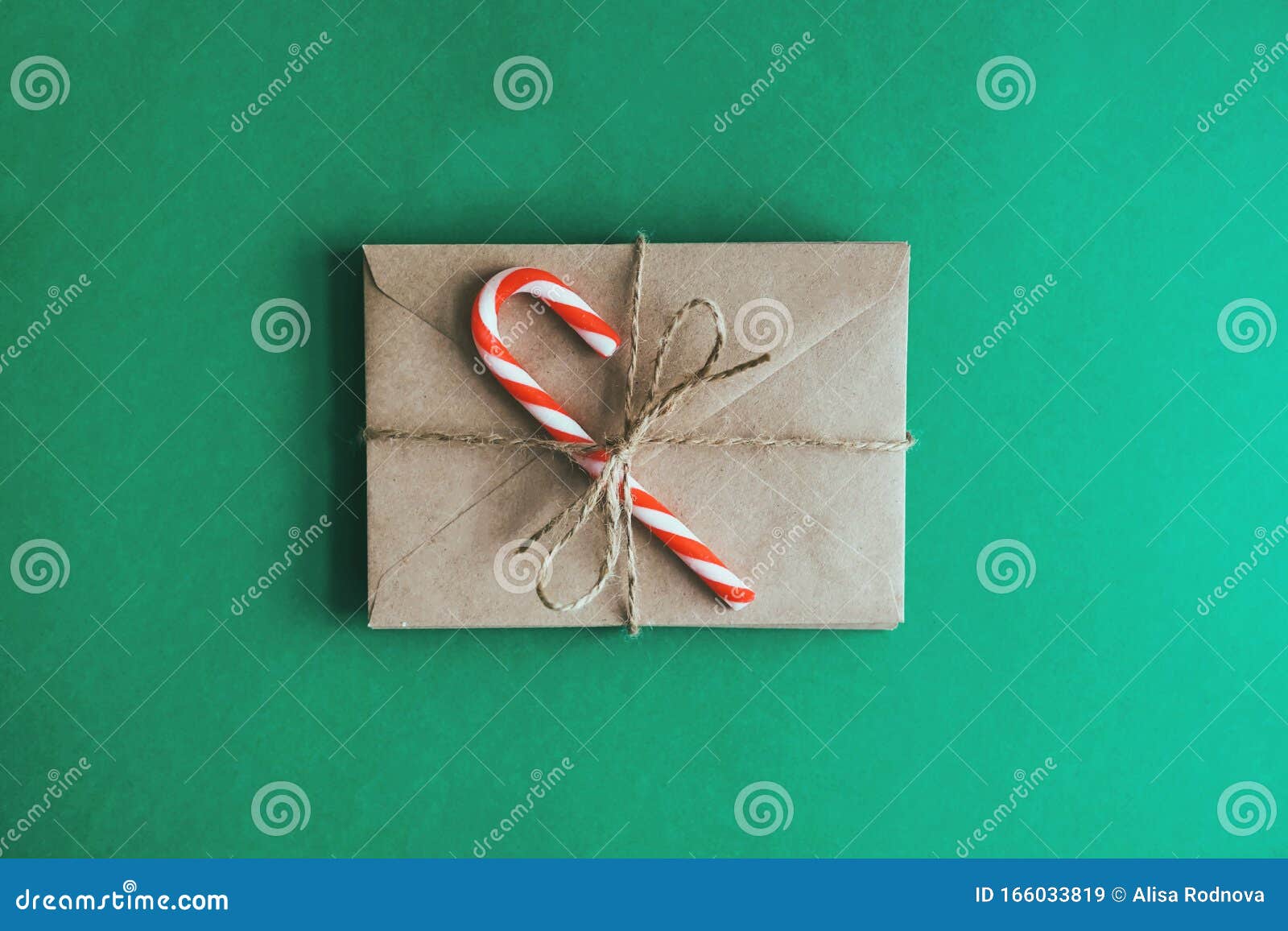 Envelopes Made of Kraft Paper and Candy Stock Image - Image of kraft ...