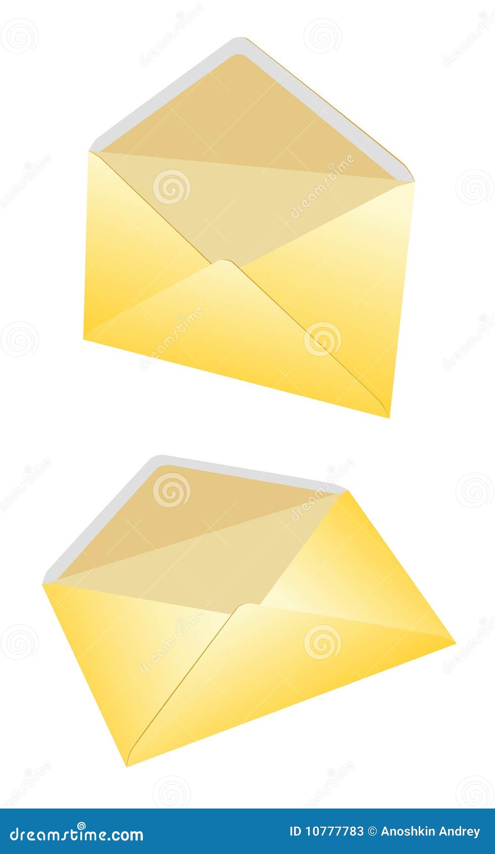 Envelopes - vector image stock vector. Illustration of letter - 10777783