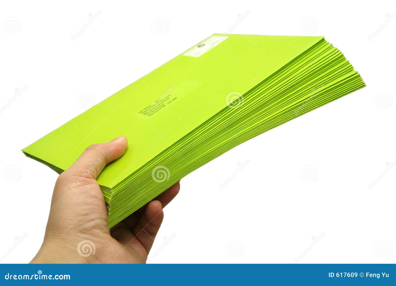 Envelopes verdes imagem de stock. Imagem de postal, selos - 617609