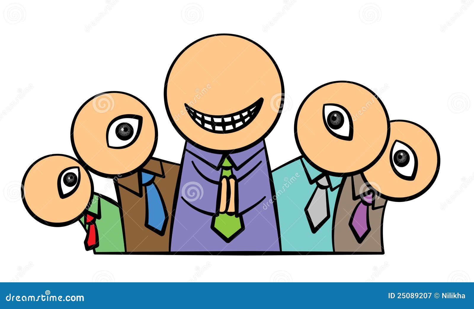 Envidia por éxito stock de ilustración. Ilustración de oficina - 25089207