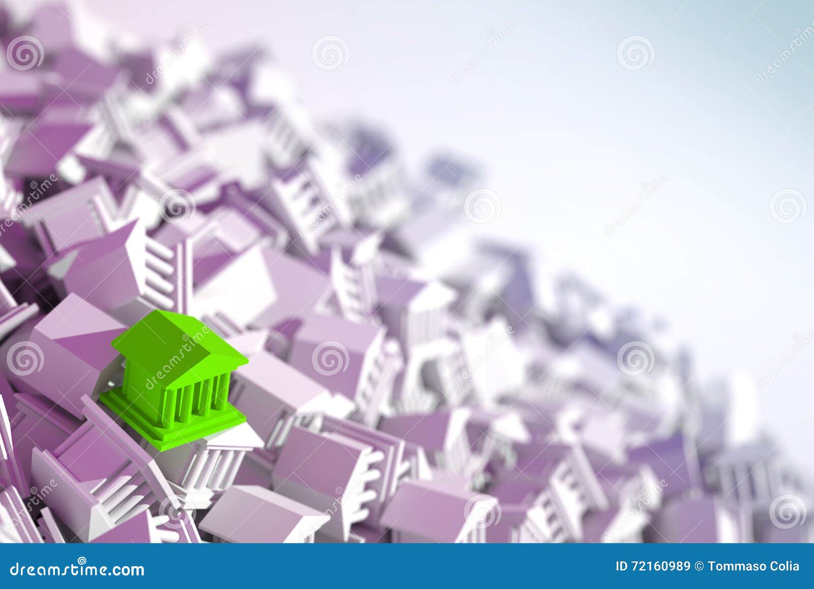 Environment, Bank and Finance Stock Illustration - Illustration of ...