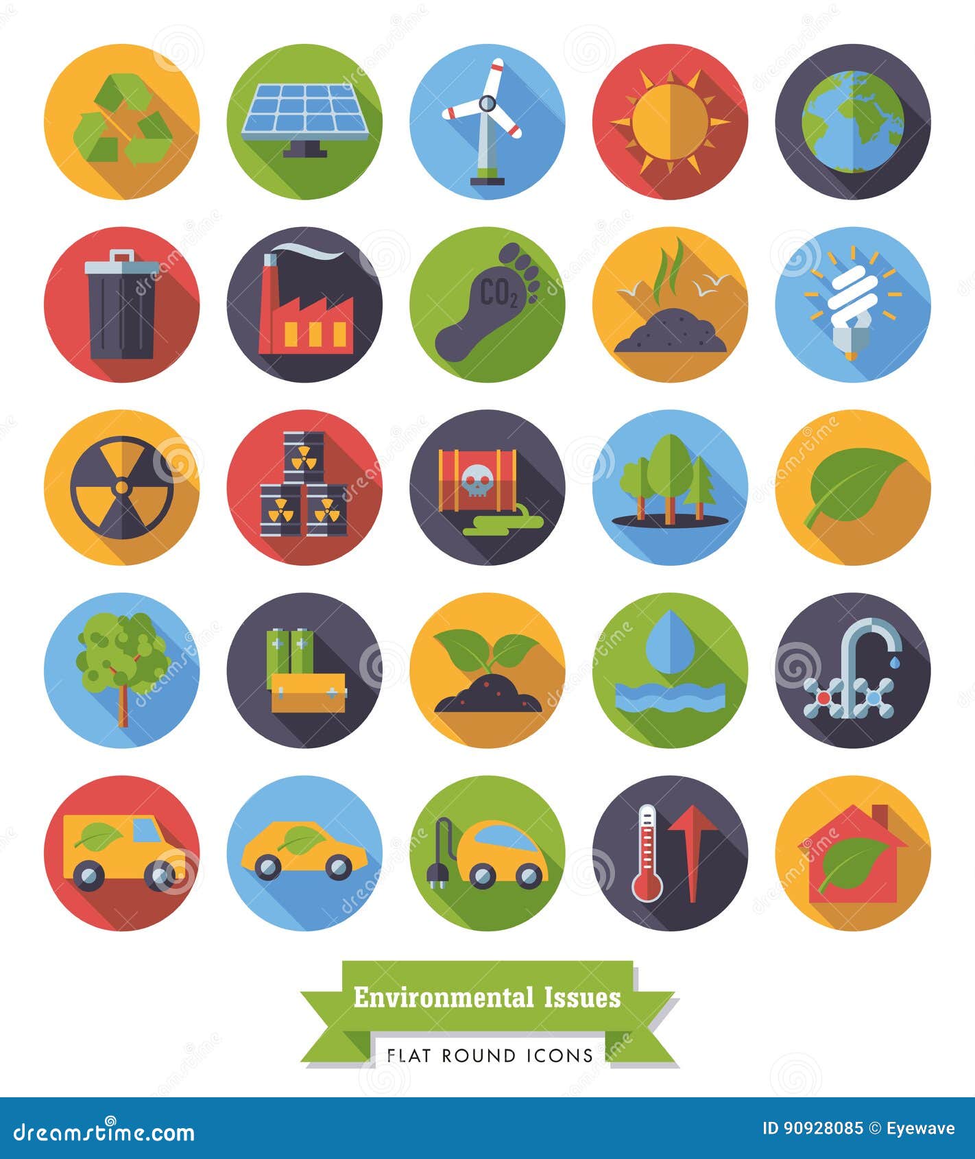 Environment and Climate Flat Design Icons Set Stock Vector ... Environment and Climate Flat Design Icons Set Stock Vector ...
