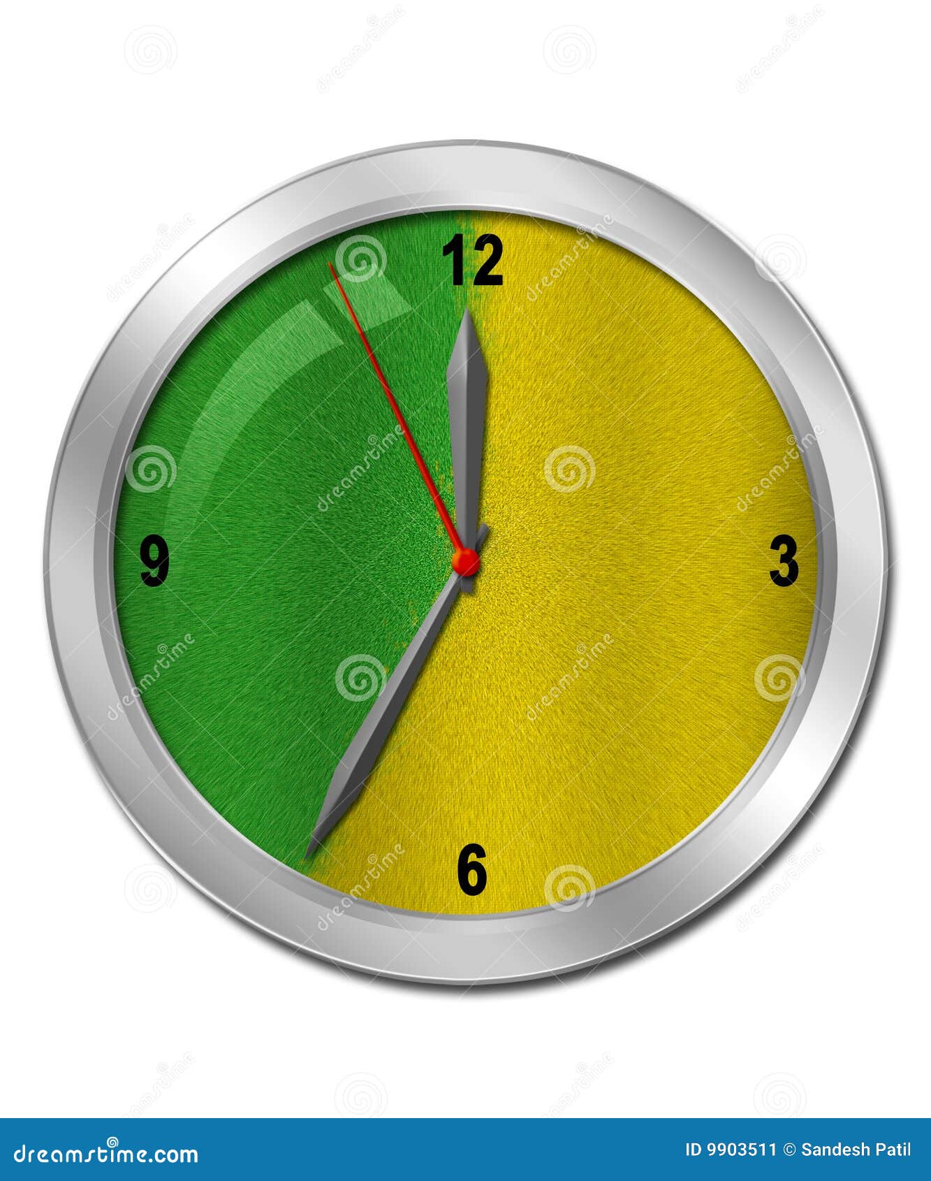 Environment clock stock illustration. Illustration of nature - 9903511