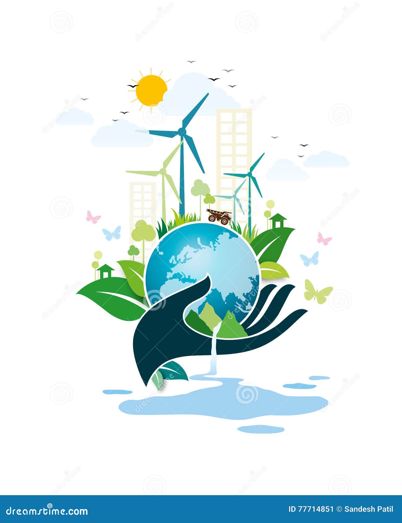 Environment Concept stock illustration. Illustration of plant - 77714851 Environment Concept stock illustration. Illustration of plant - 77714851