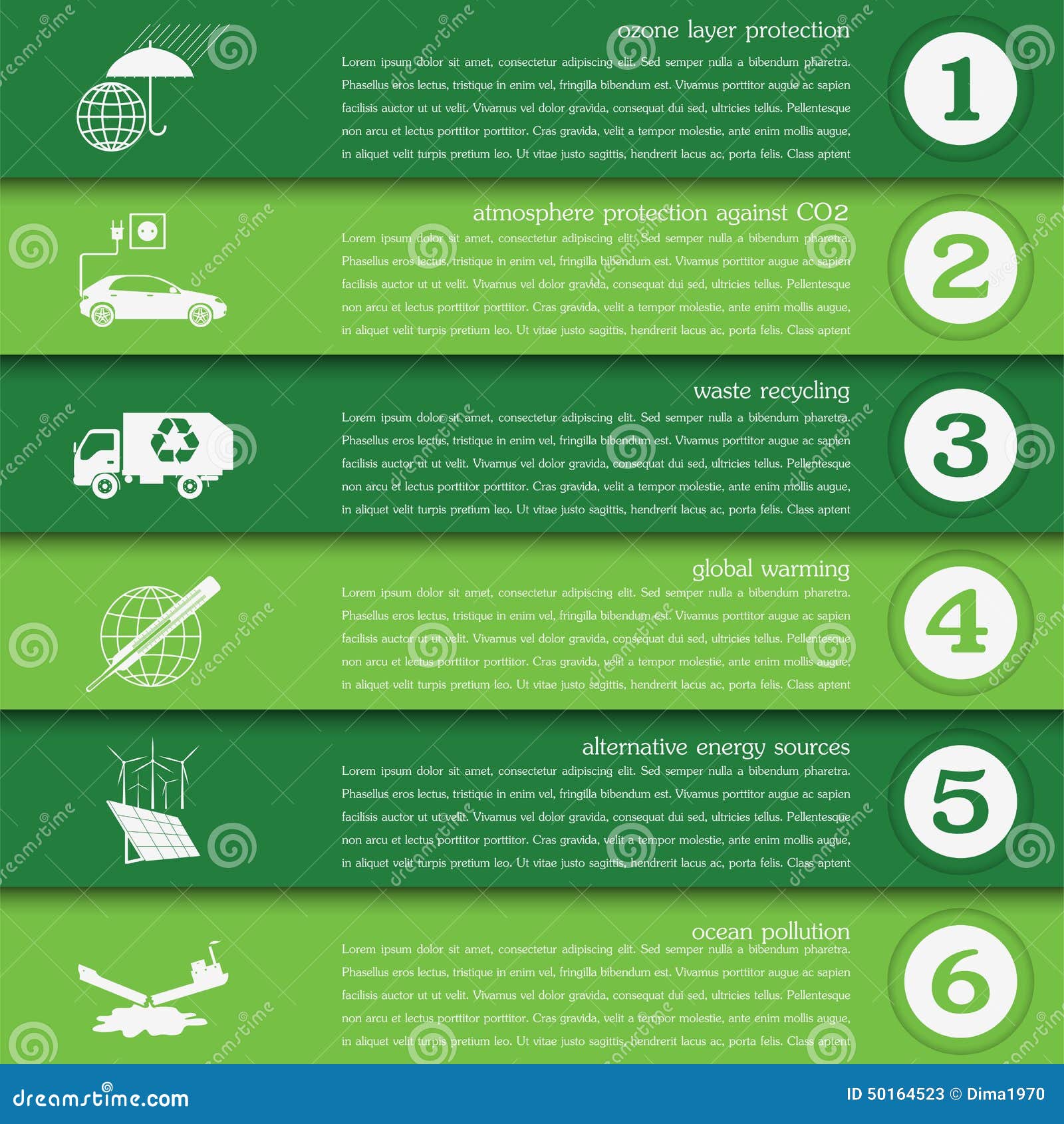 Environment, Ecology Infographic Elements. Environmental Risks, Stock ...