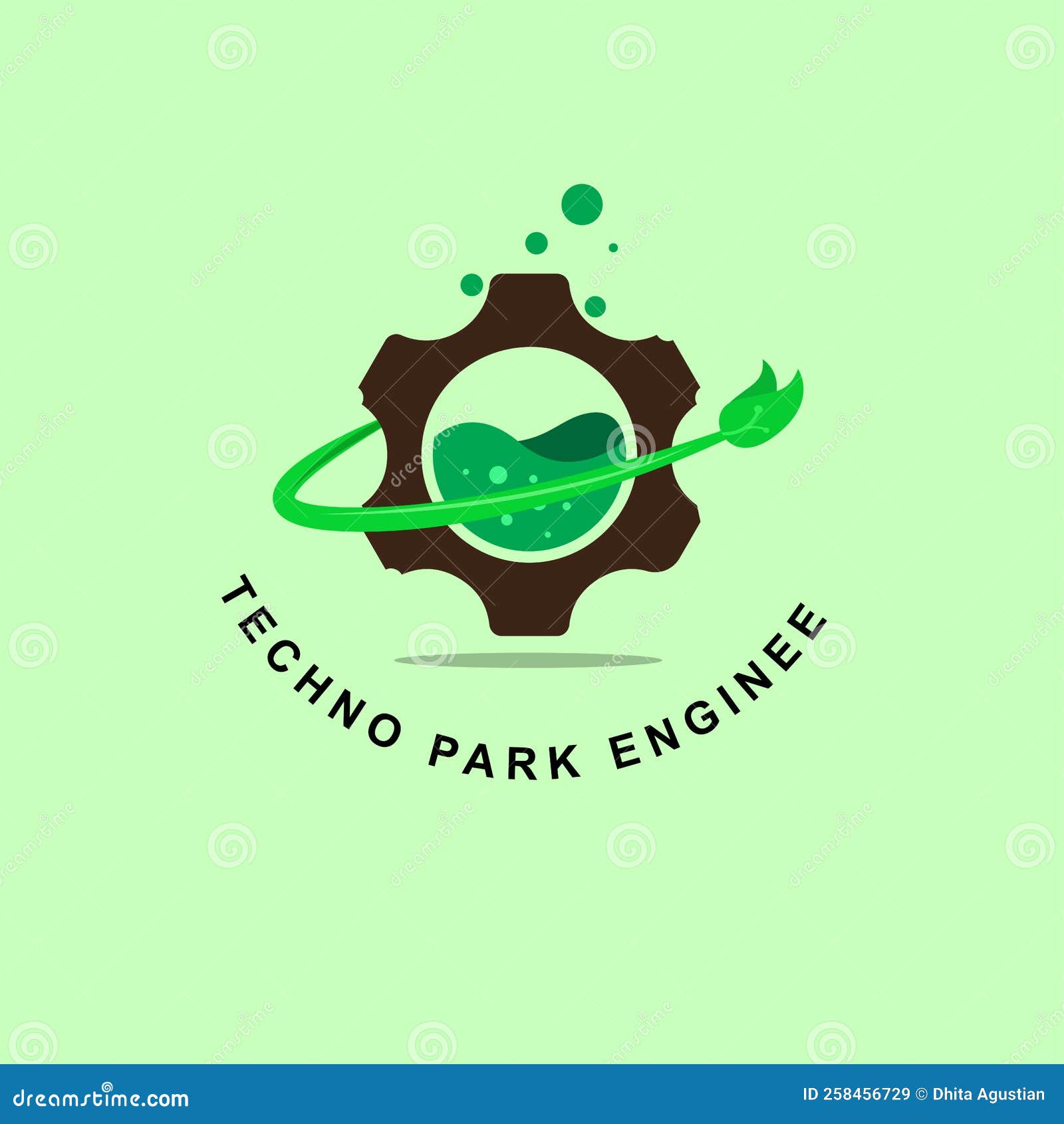 Environment Engineer Technology Industrial Laboratory Logo Stock Vector ...