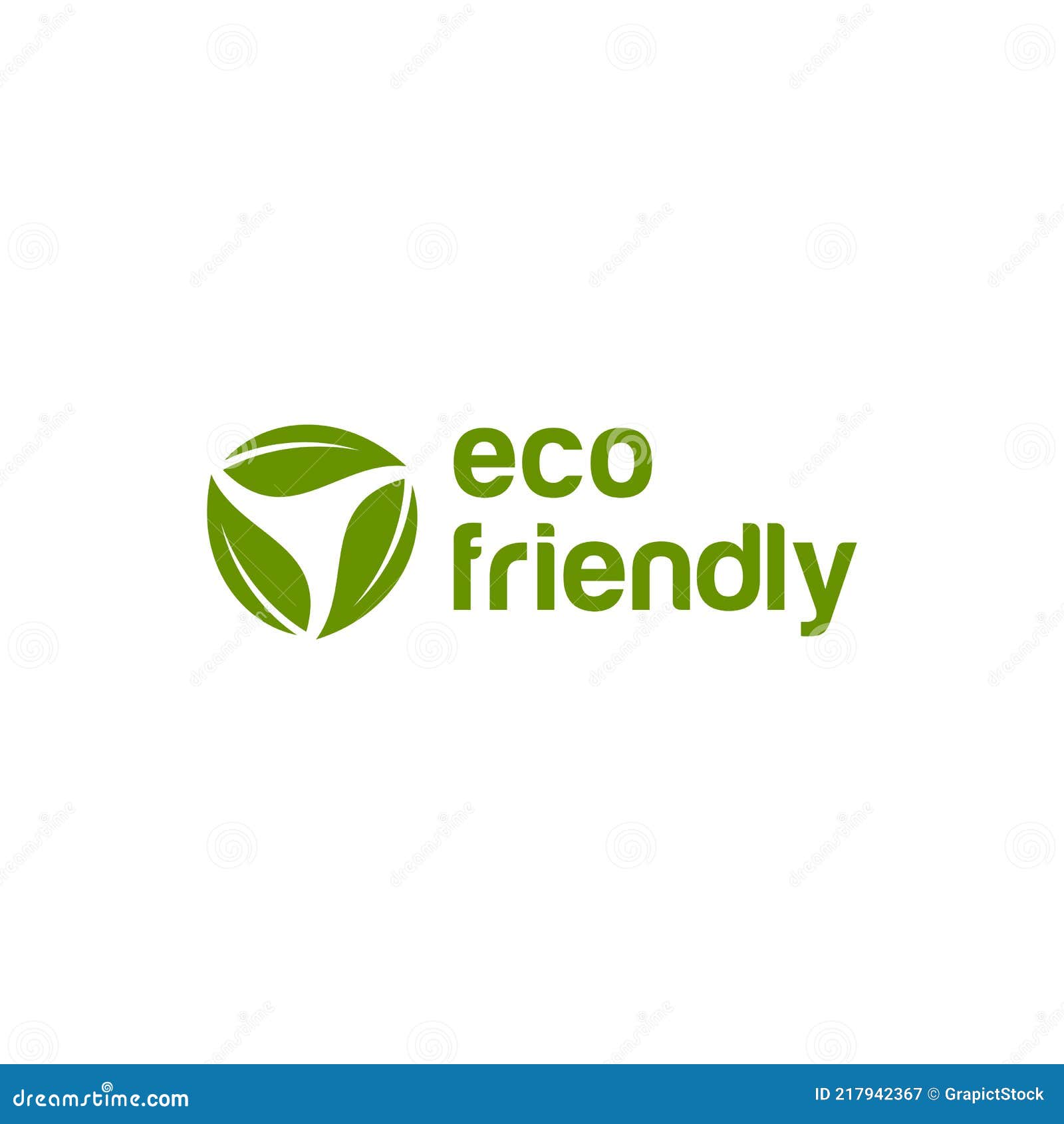 Environment Friendly Logo Design Concept Stock Vector - Illustration of ...
