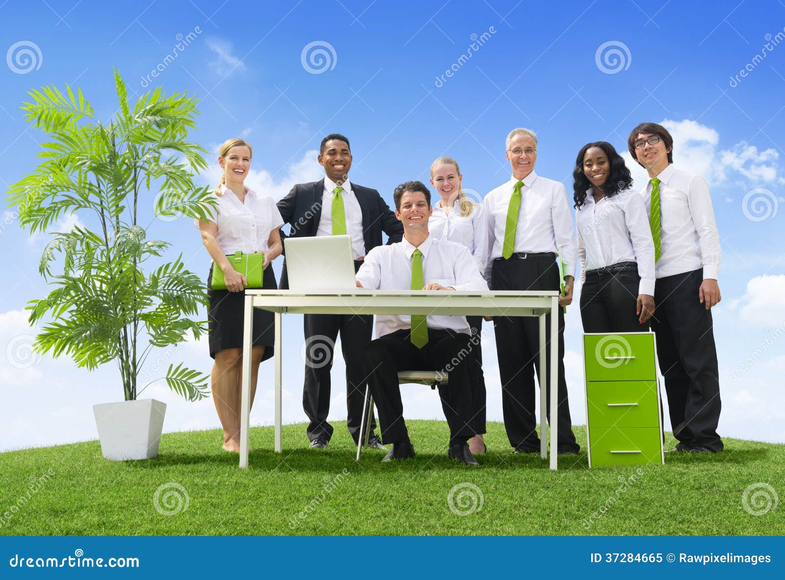 Environment Friendly Office Stock Image - Image of comfortable ...