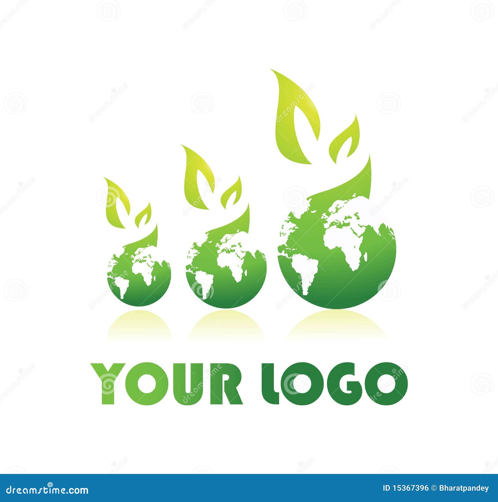 Environment Globe logo stock vector. Illustration of nature - 15367396