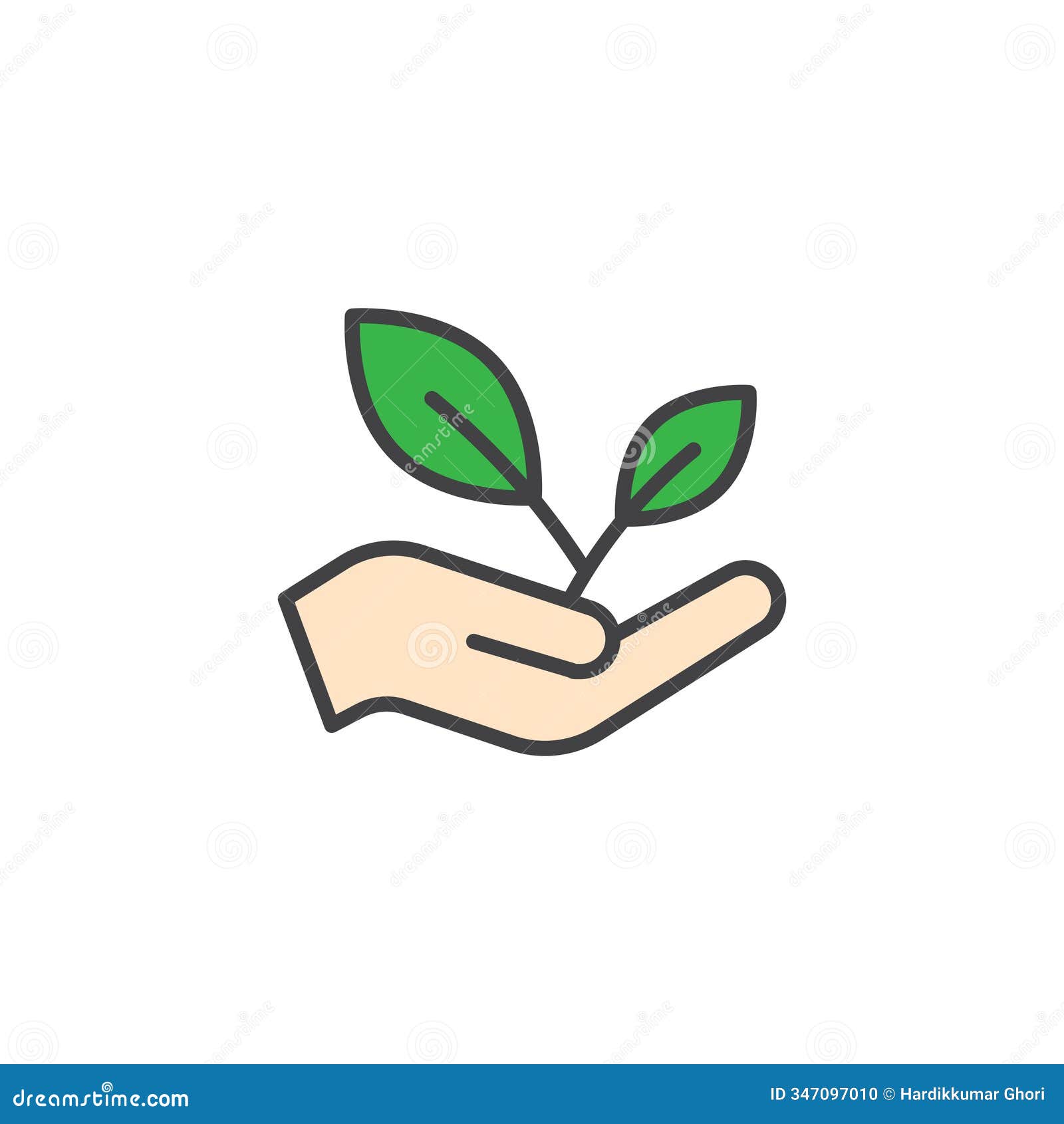 Environment Icon in Colored Version Stock Illustration - Illustration ...