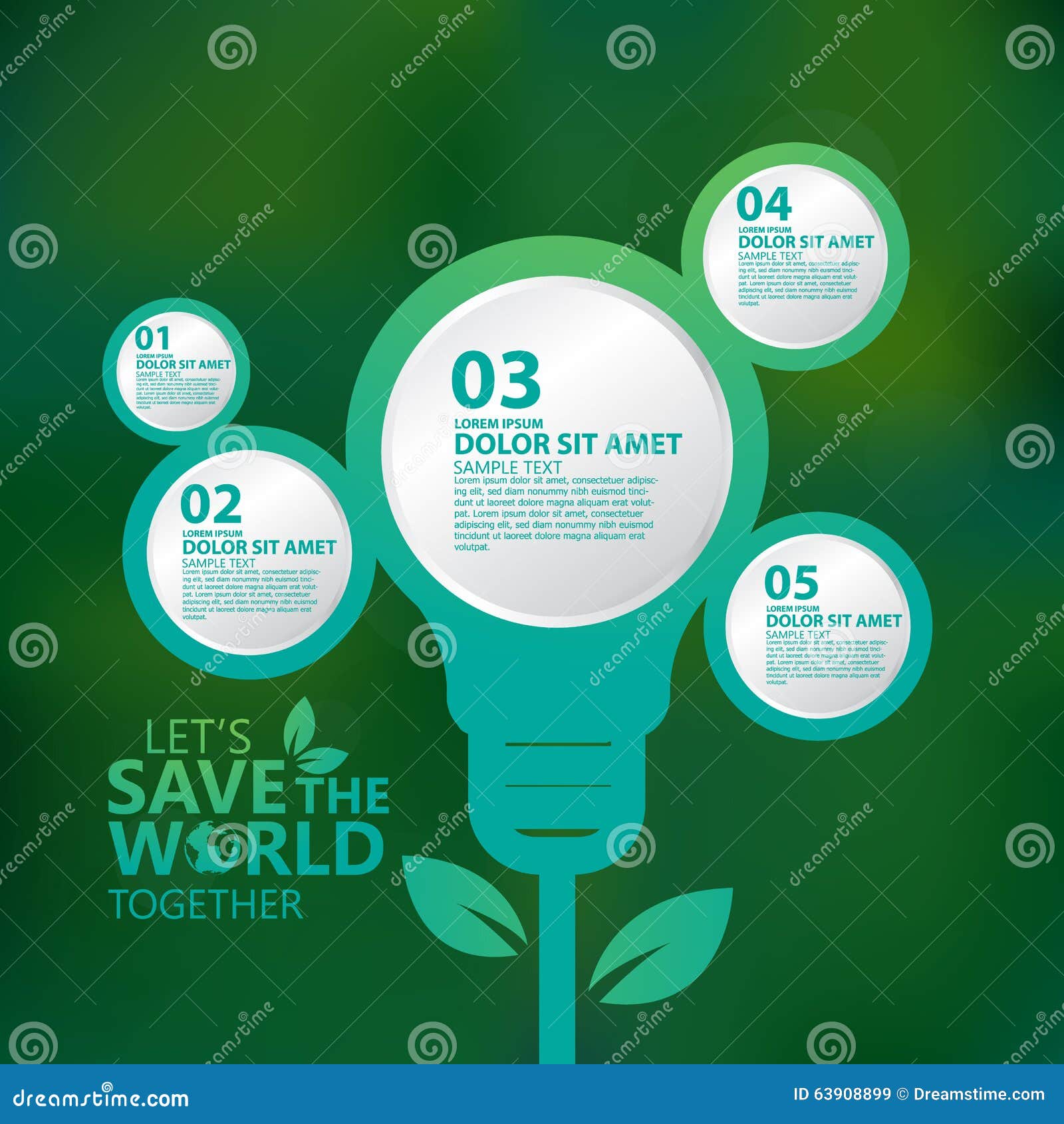 Environment Infographic Concept Design Vector Stock Illustration ...