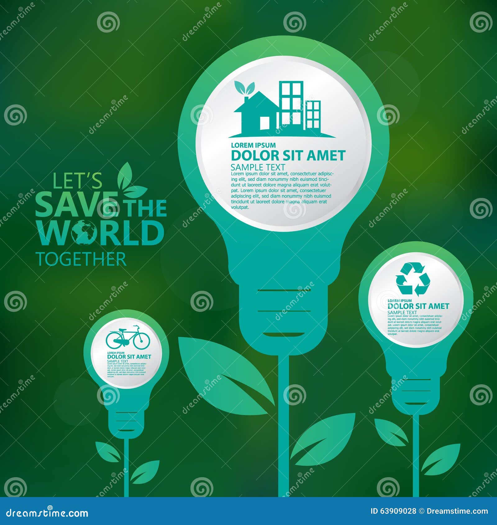 Environment Infographic Concept Design Vector Stock Illustration ...