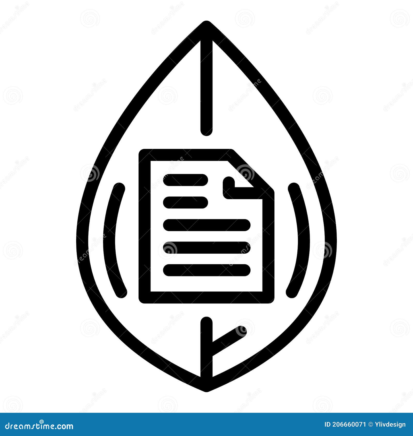 Environment Innovation Icon, Outline Style Stock Illustration ...