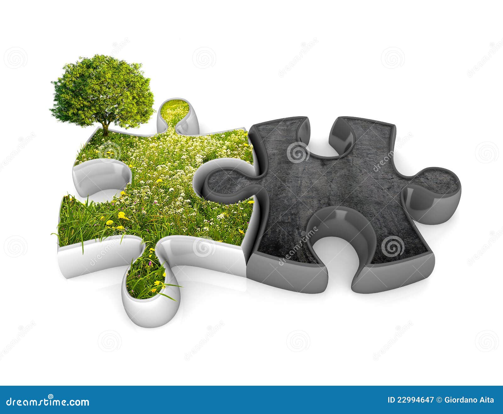 Environment jigsaw puzzle stock illustration. Illustration of ...