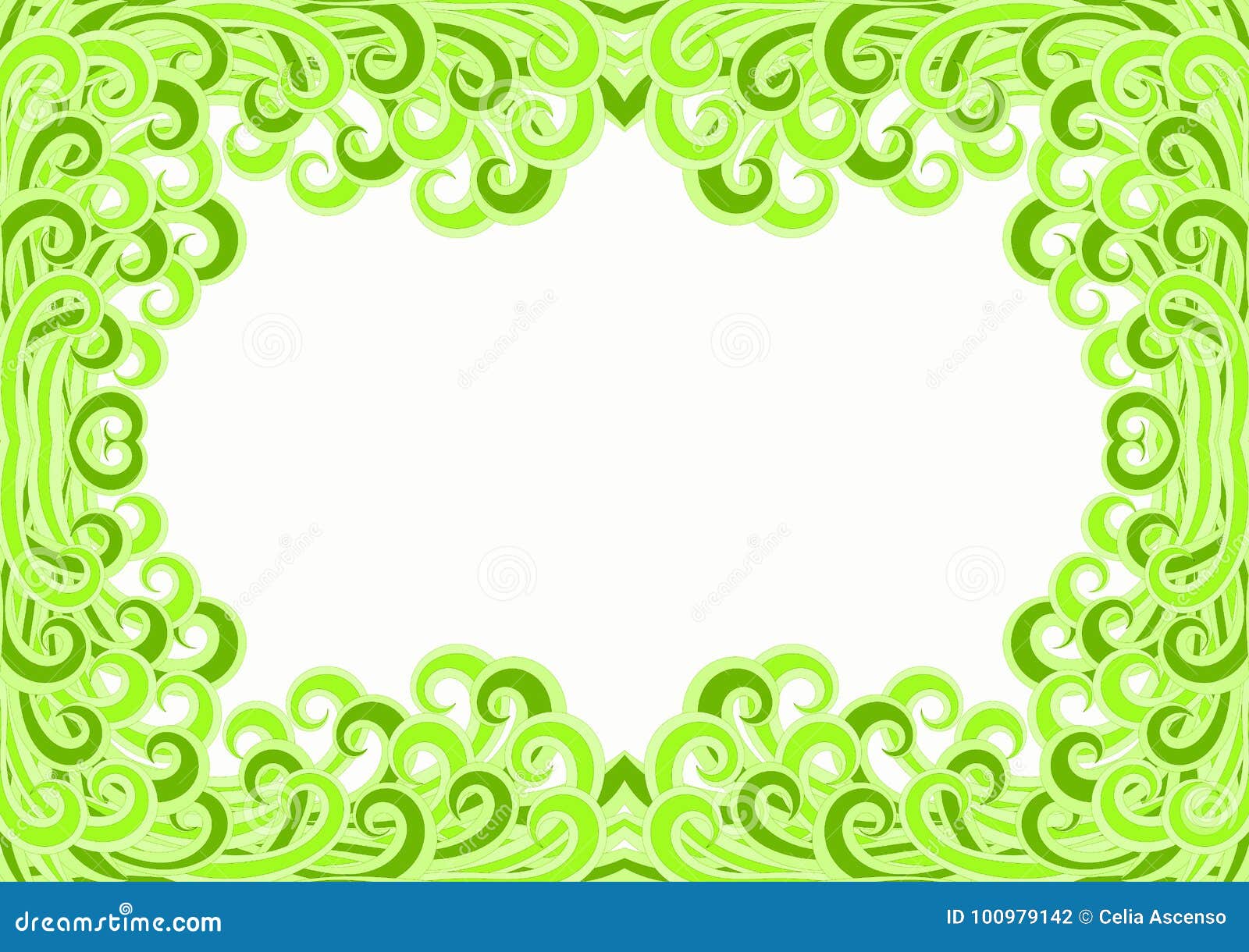 Environment Jungle Leafs Border Frame Stock Photo | CartoonDealer.com ...