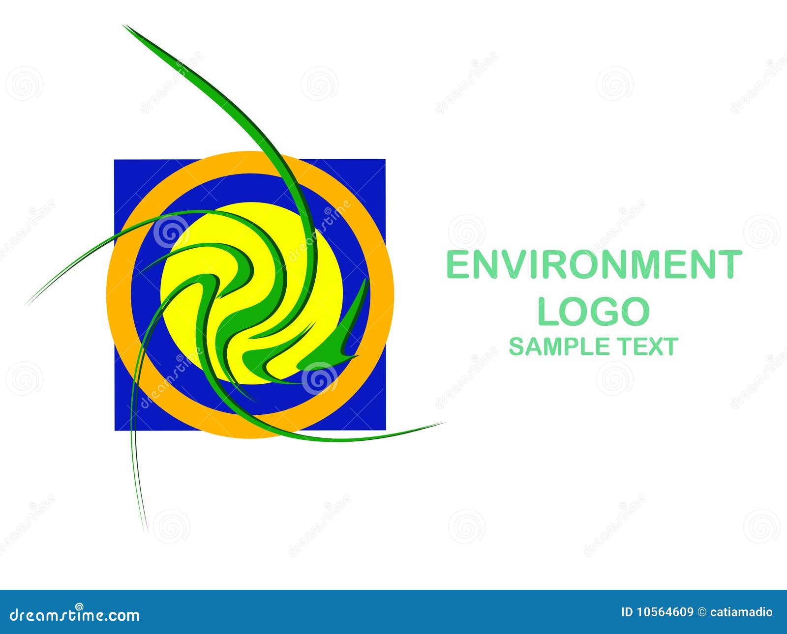 Environment logo stock illustration. Illustration of sample - 10564609