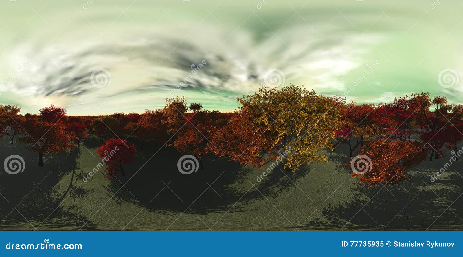 Environment Map. HDRI Map. Equirectangular Projection. Landscape Stock ...
