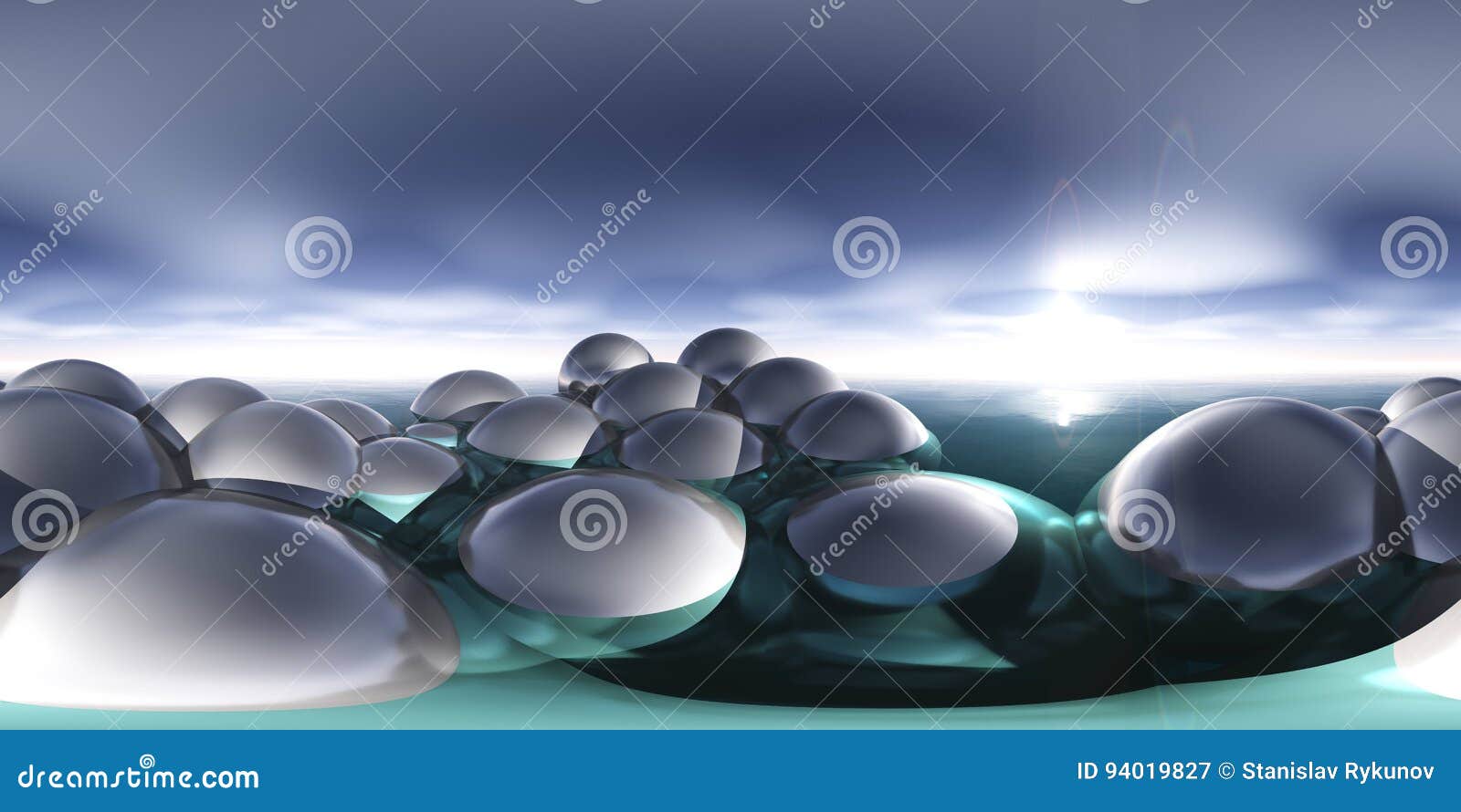 Environment map. HDRI map stock illustration. Illustration of cubes ...
