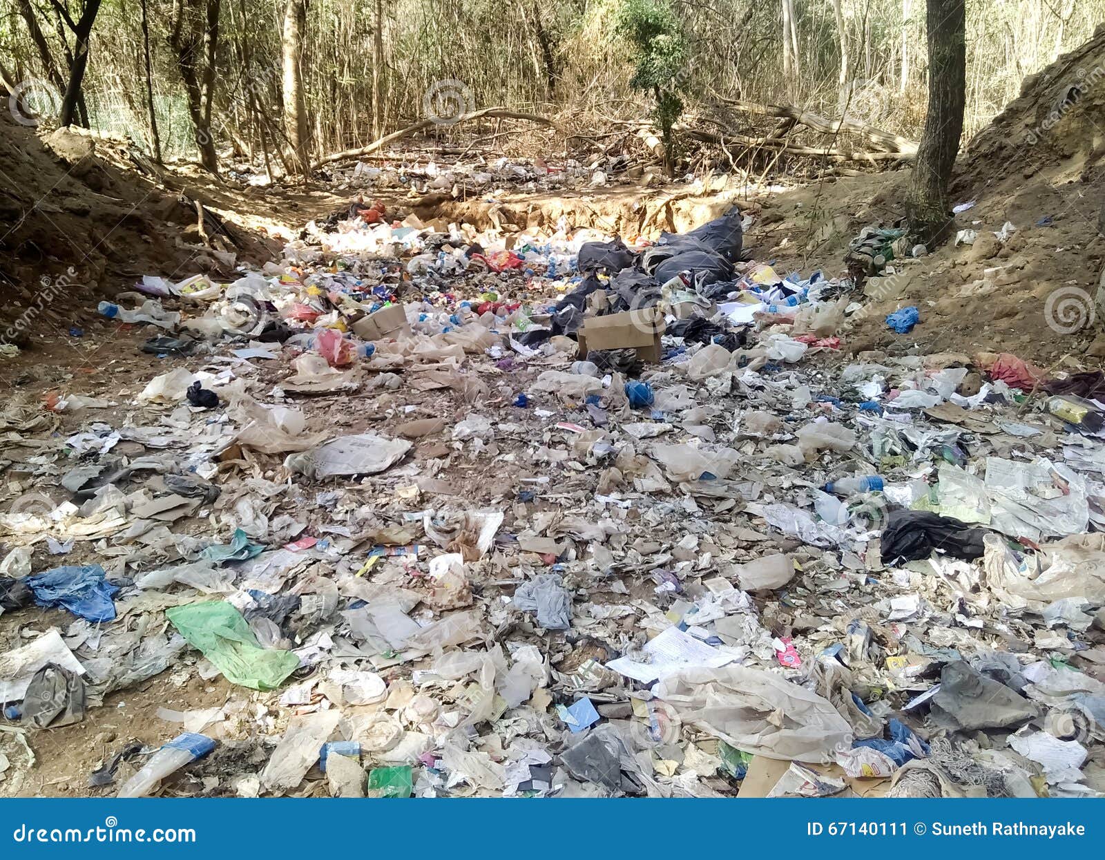 Environment Pollution in City Stock Image - Image of garbage, nylon ...