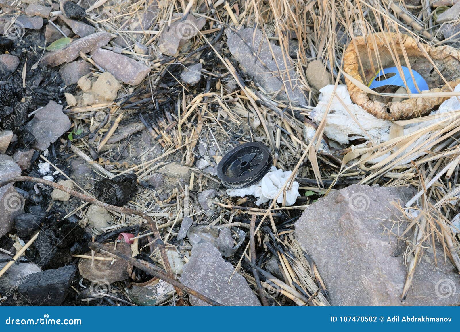 Environment Pollution Problem Concept. Nature Care. Littering Garbage ...