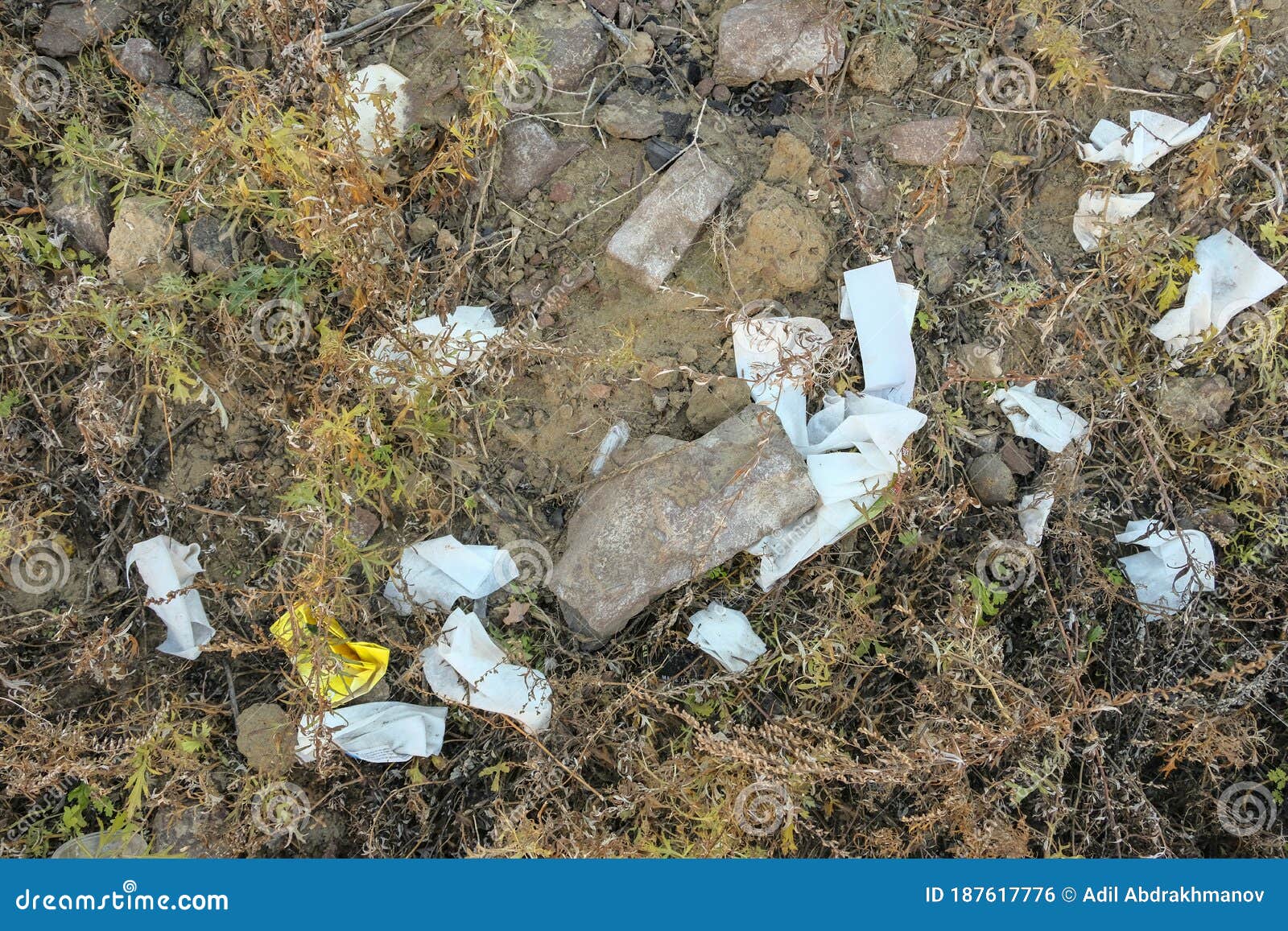 Environment Pollution Problem Concept. Nature Care. Littering Garbage ...