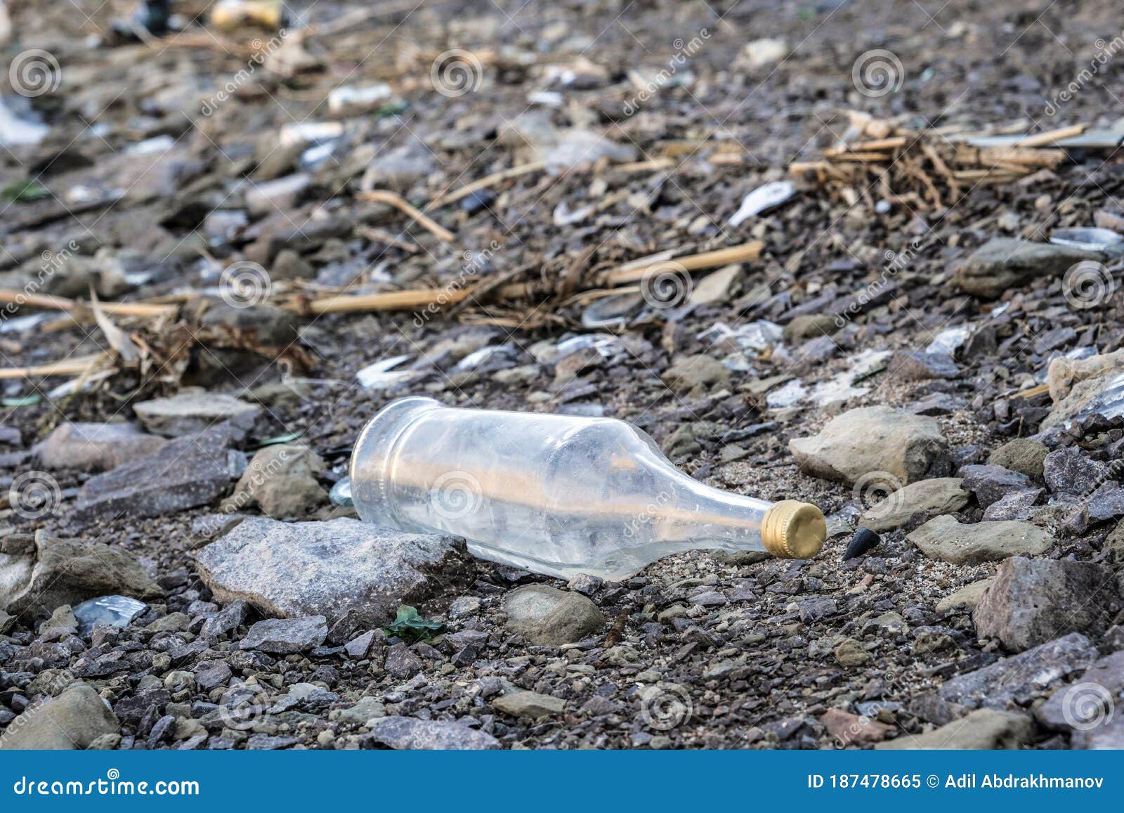 Environment Pollution Problem Concept. Nature Care. Littering Garbage ...