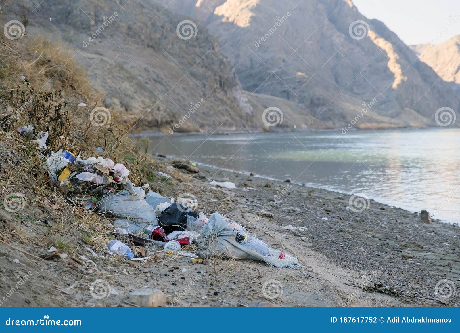 Environment Pollution Problem Concept. Nature Care. Littering Garbage ...