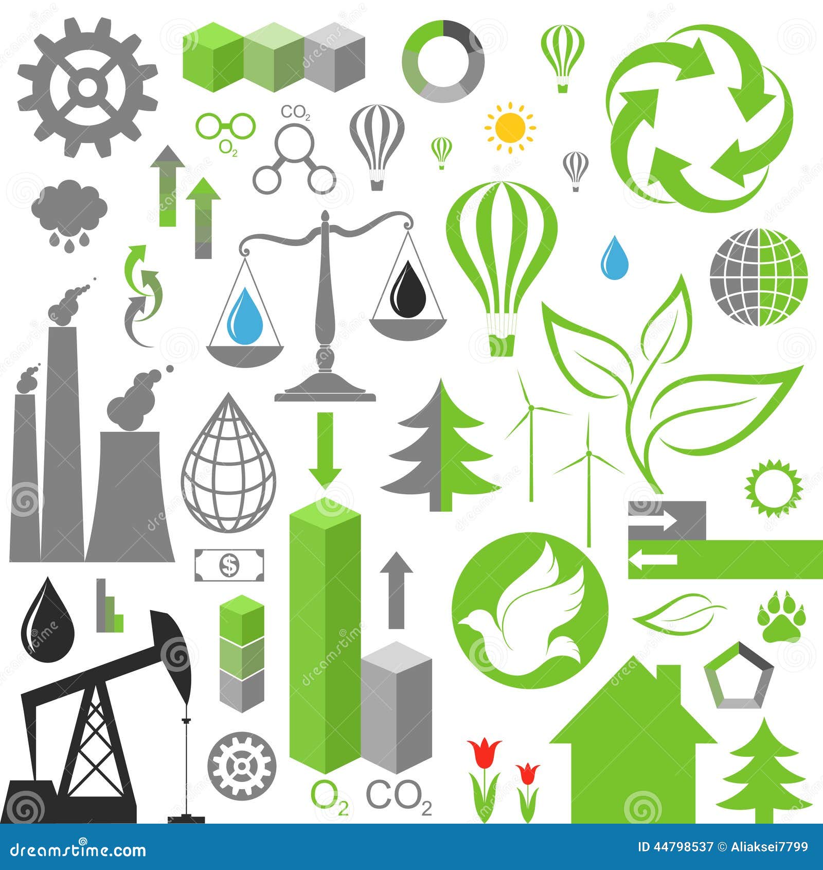 Environment Pollution Icons Set Cartoon Vector | CartoonDealer.com ... Environment Pollution Icons Set Cartoon Vector | CartoonDealer.com ...