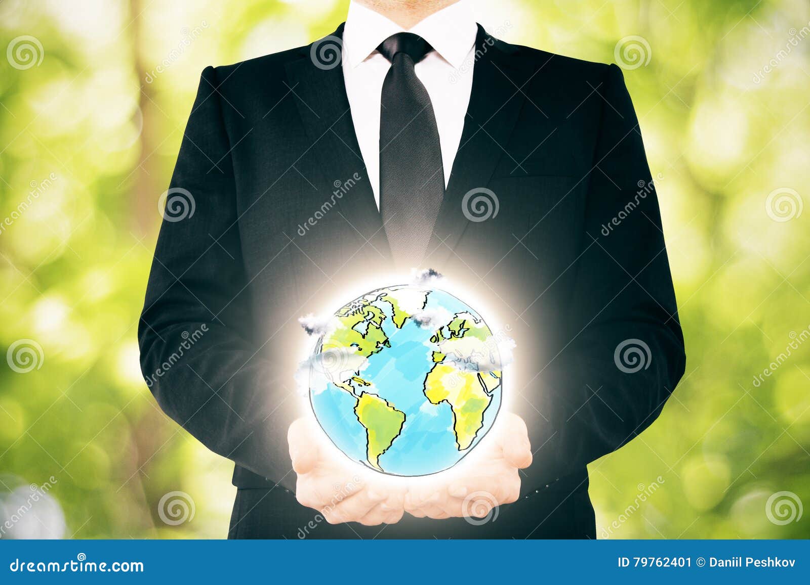 Environment Protection Concept Stock Image - Image of human, clouds ...