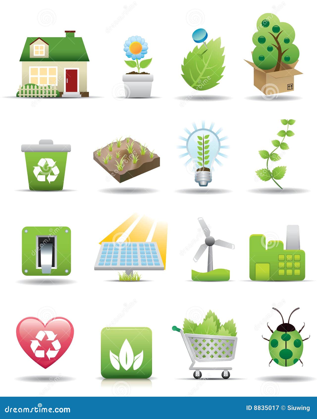 Environment Protection Icon Set -- Premium Series Stock Vector ...
