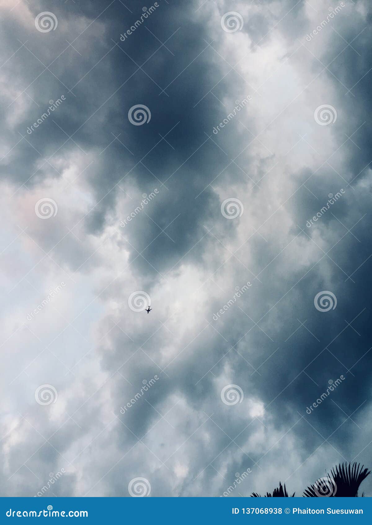 Environment before rain stock photo. Image of airplane - 137068938