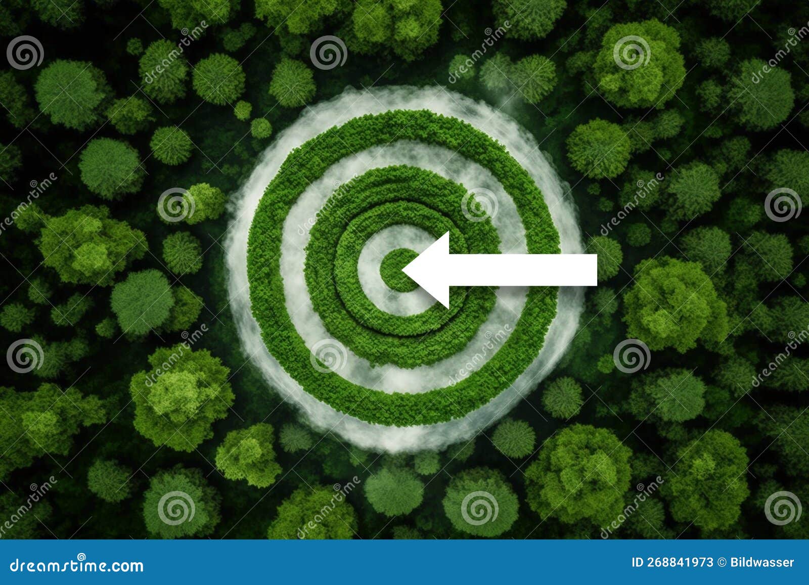 Environment Target of Green Business. Generative Ai Stock Illustration ...