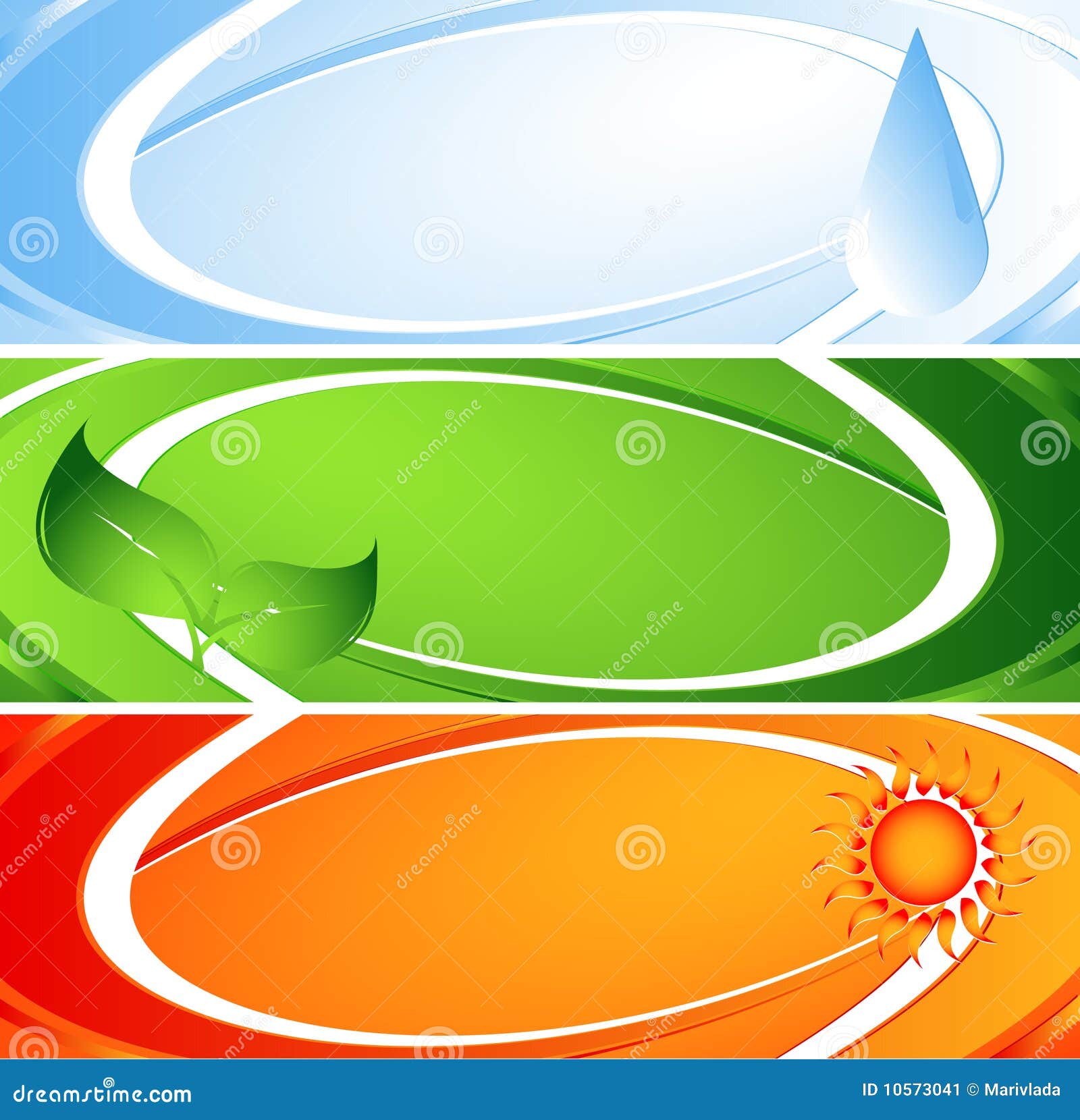 Environmental Abstract Banners Stock Vector - Illustration of design ...
